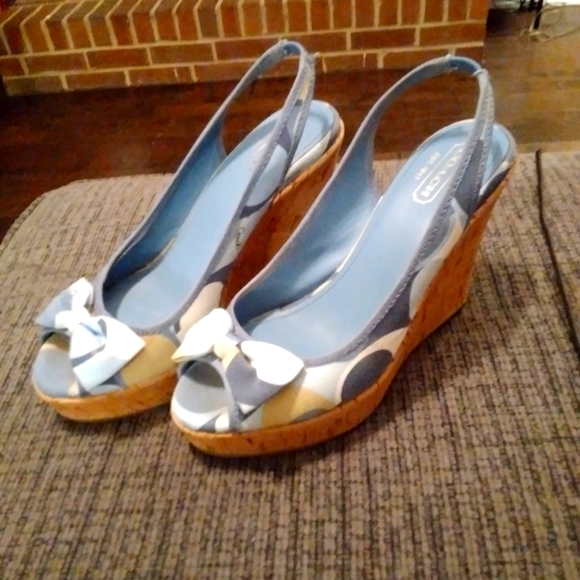 Coach | Shoes | Coach Wedges Excellent Condition | Poshmark